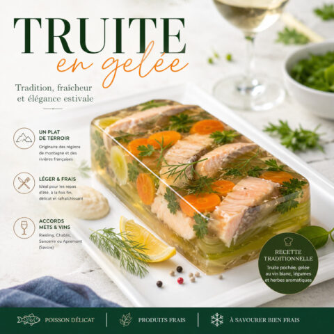 Truite en gelée : La fraîcheur des rivières Françaises entre tradition ...